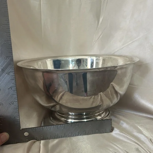 Dining | Mid 2th Century Gorham Silver Plate Yc 784 Serving Bowl Round ...